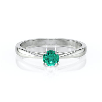 Bague émeraude diamant | Atelier du Diamant